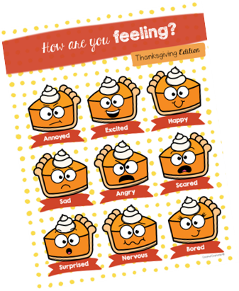 Thanksgiving Emotions Activities, Games, and Worksheets | Made By Teachers