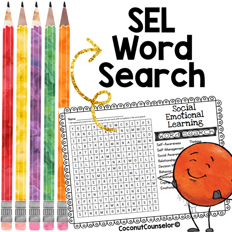 Social Emotional Learning Word Search | Made By Teachers
