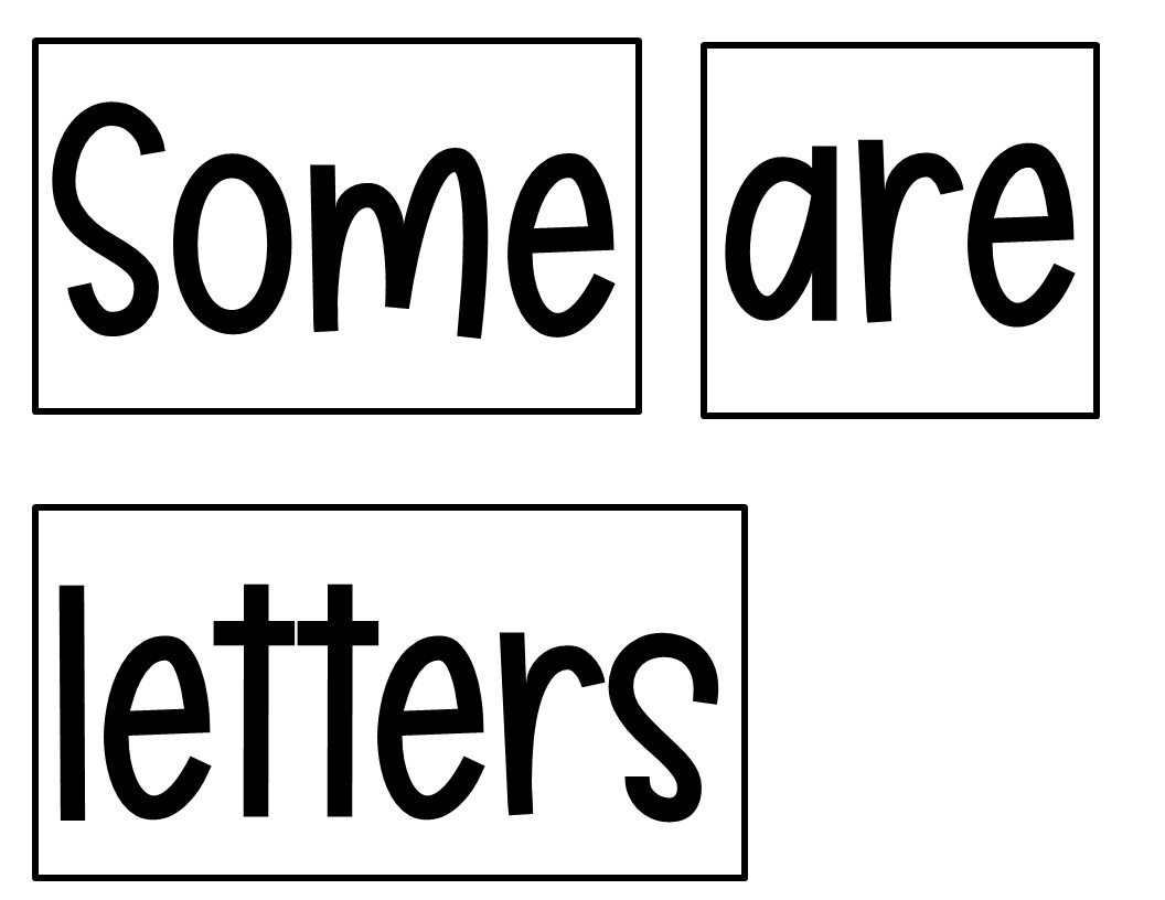 Some Letters {Pocket Chart Activity} | Made By Teachers