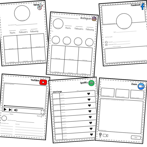 Social Media & Digital Platform Templates | Made By Teachers