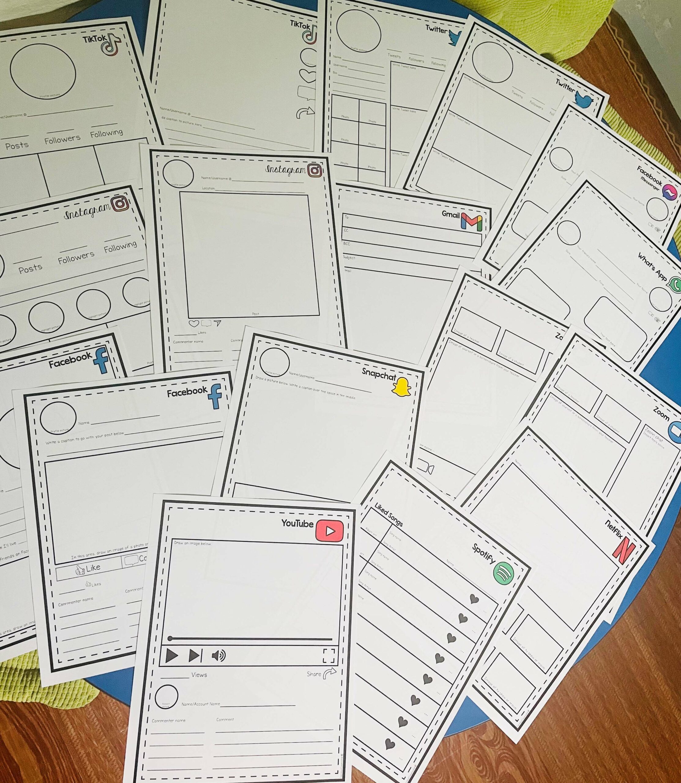 Social Media & Digital Platform Templates | Made By Teachers