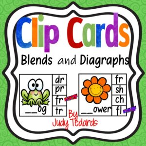 Clip Cards {Beginning Blends and Diagraphs} | Made By Teachers