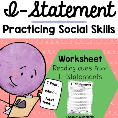I-Statement Worksheet | Reading Social Cues | Made By Teachers
