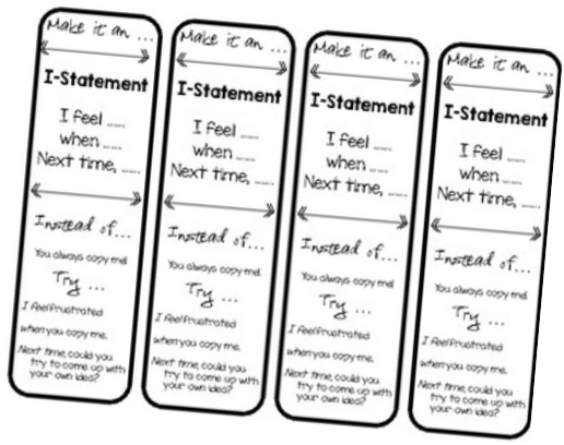 I-Statement Bookmark | Made By Teachers