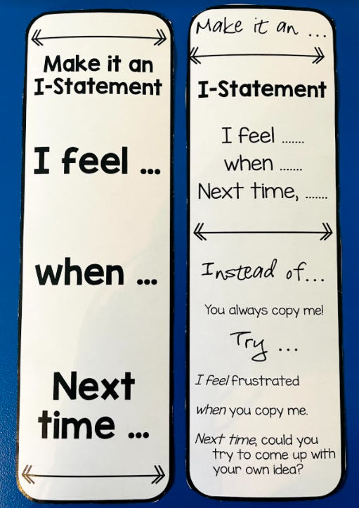 I-Statement Bookmark | Made By Teachers