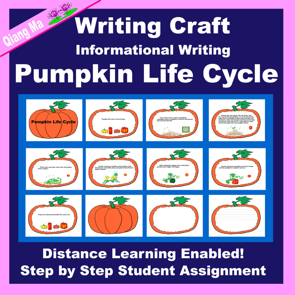 Informational Writing Craft: Pumpkin Life Cycle - Made By Teachers