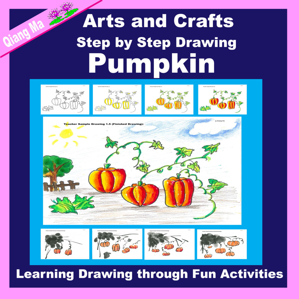 Arts and Crafts: Pumpkin Drawing | Made By Teachers