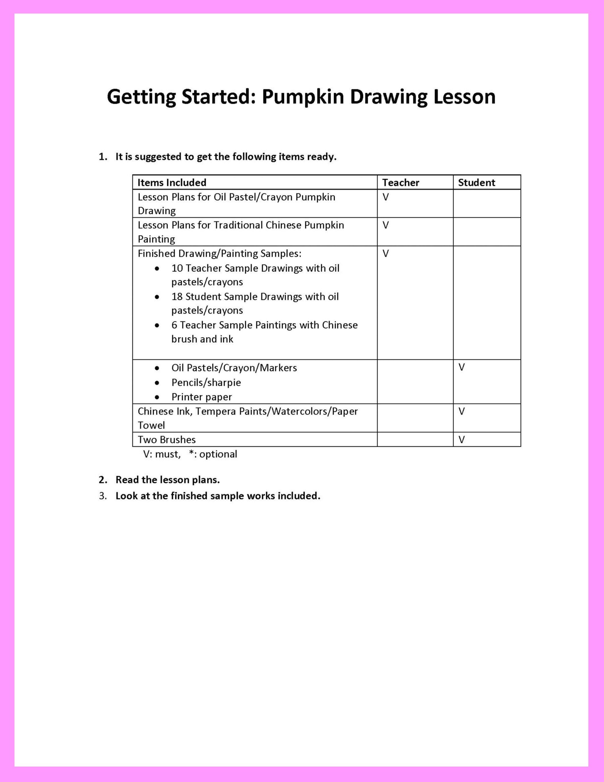 Arts and Crafts: Pumpkin Drawing | Made By Teachers