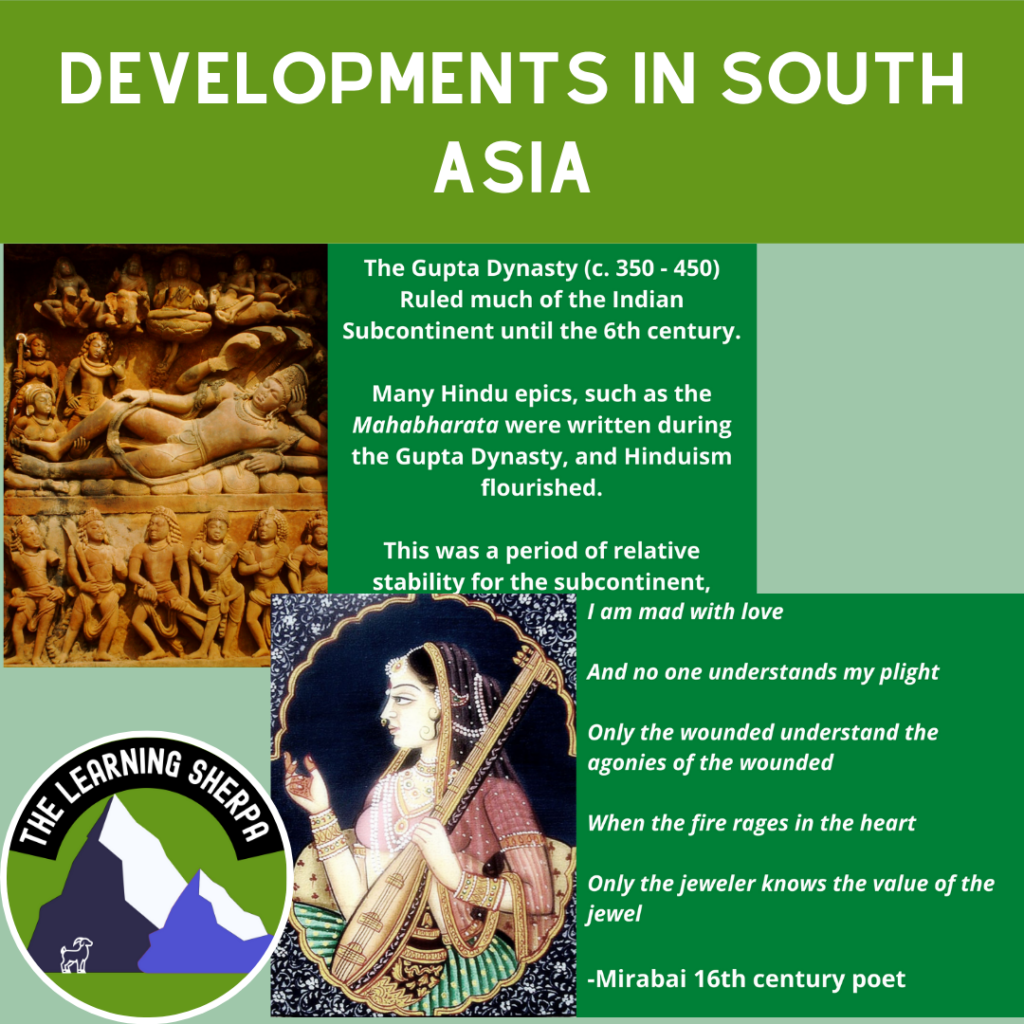 AP World History | Developments in South Asia | World History 1200-1450 ...