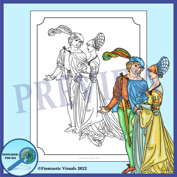 Renaissance and the Late Middle Ages Coloring Pages | Made By Teachers