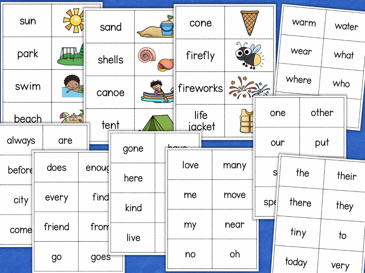 SUMMER Decodable Readers BUNDLE Comprehension Activities Sight Words ...