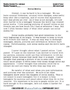 Reading Comprehension Assessments - 8th grade volume 1 | Made By Teachers