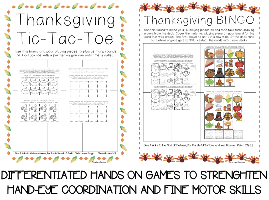 A Christian {Biblical} Thanksgiving - Made By Teachers