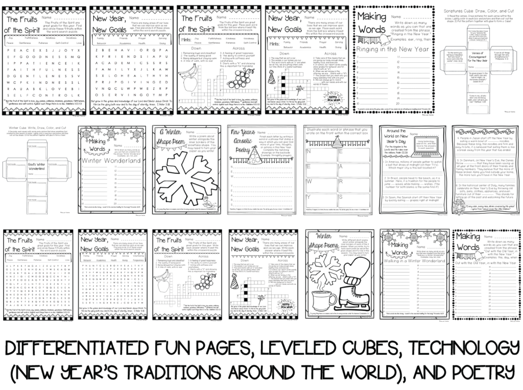 A Christian {Biblical} New Year | Made By Teachers