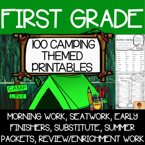 First Grade Worksheets Bundle {500 Standards Aligned Printables} | Made ...