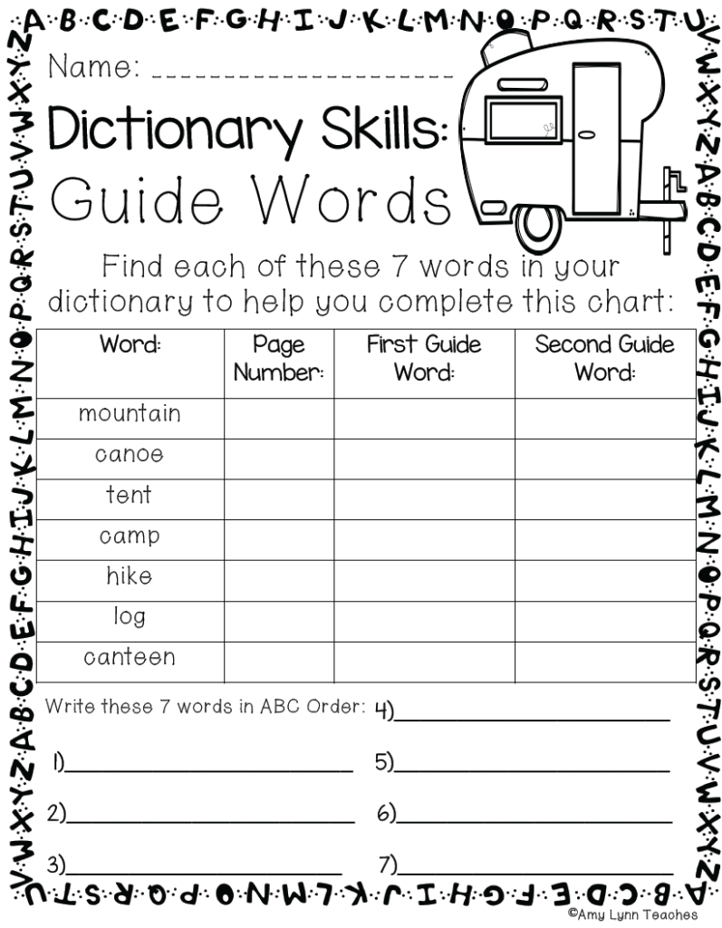 Second Grade Camping Themed Worksheets {100 Standards Aligned ...