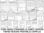 Third Grade Camping Themed Worksheets {100 Standards Aligned Printables ...