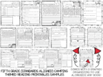 Fifth Grade Camping Themed Worksheets {100 Standards Aligned Printables ...
