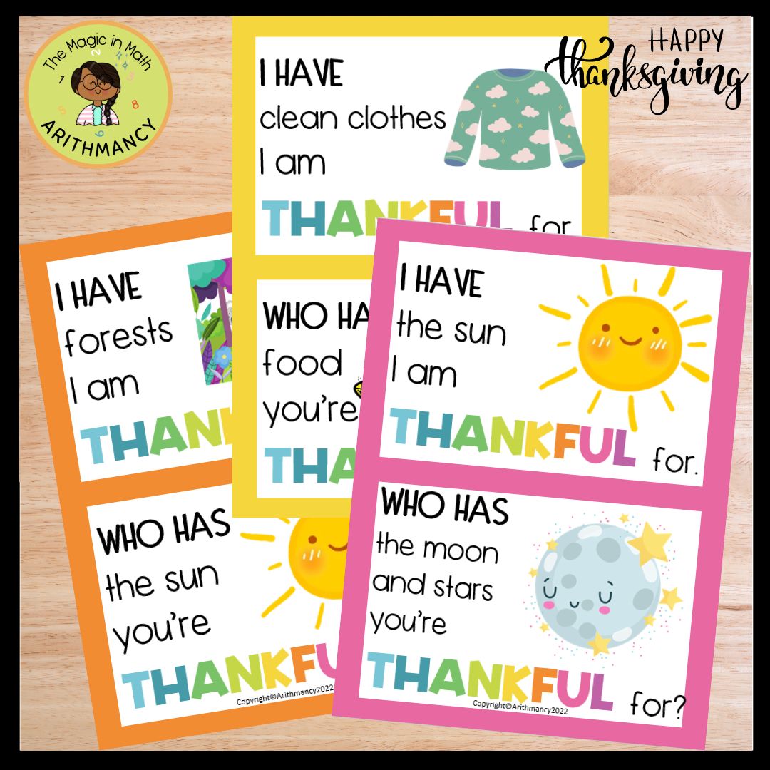 PRINTABLE THANKSGIVING ACTIVITIES FOR KIDS | FUN GRATITUDE GAME ...