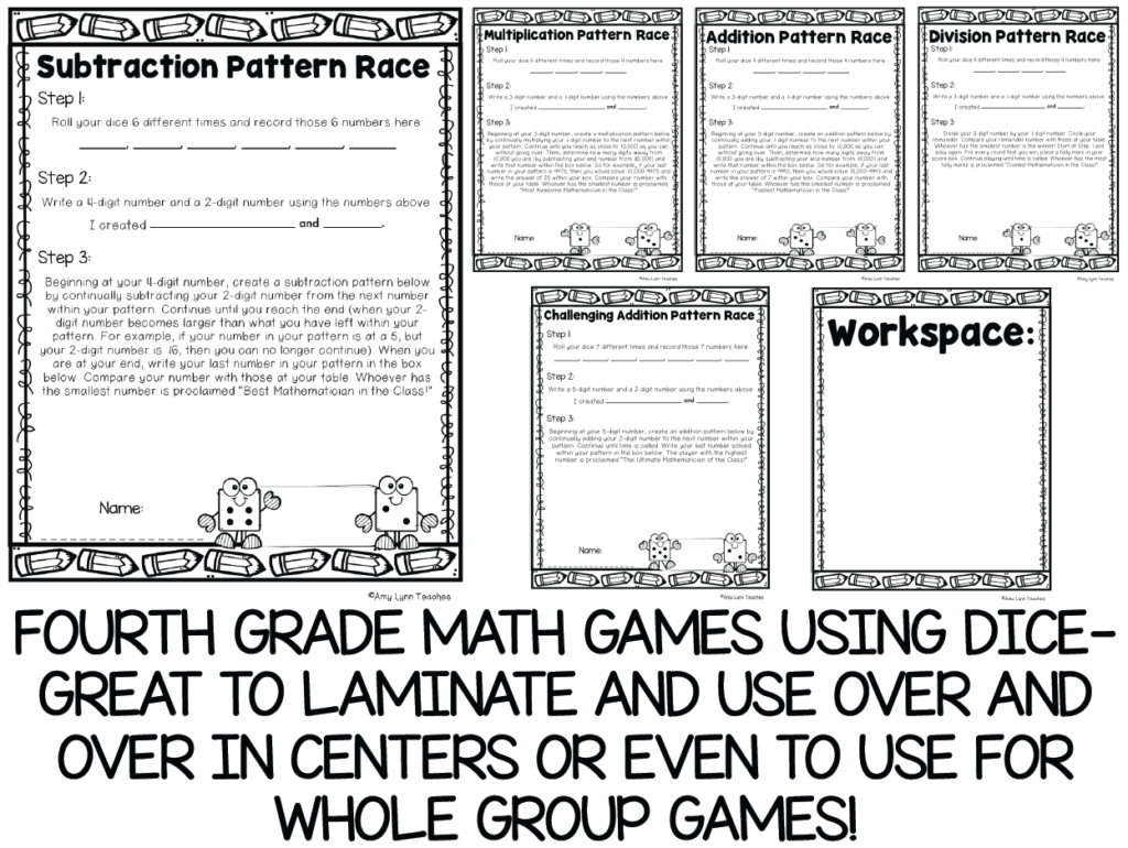 Fourth Grade Worksheets {100 Standards Aligned Printables} - Made By ...