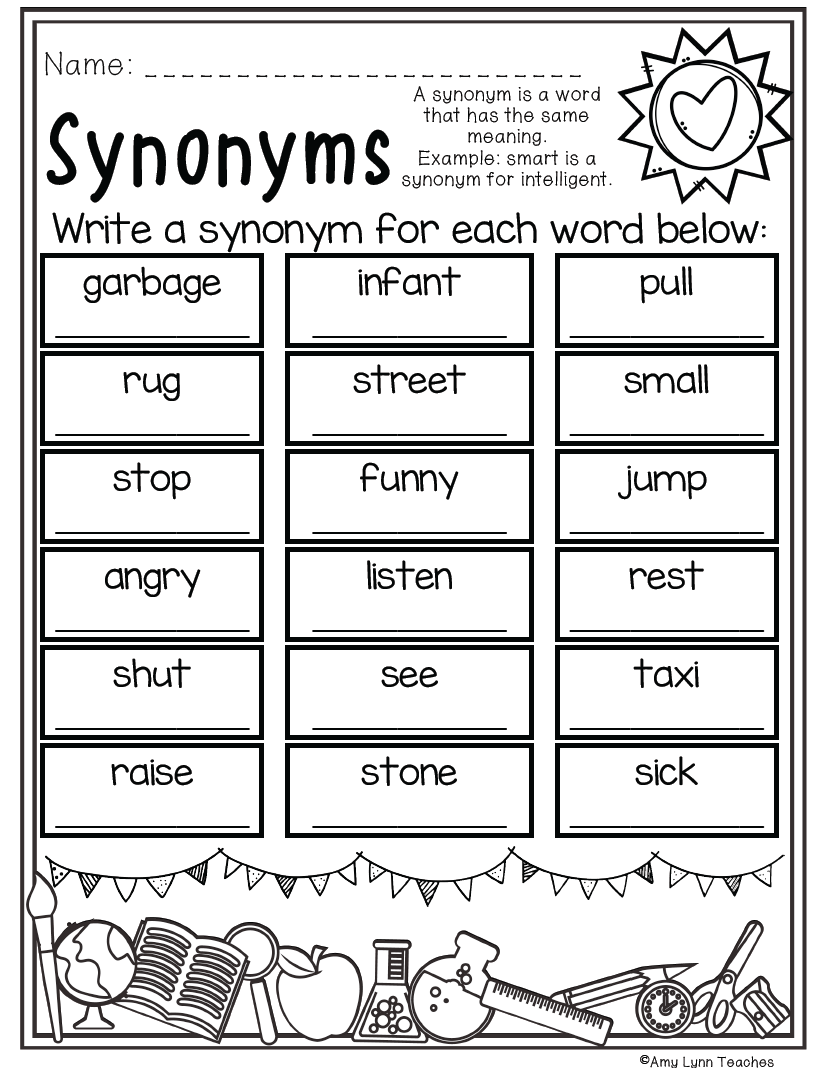 Fourth Grade Worksheets {100 Standards Aligned Printables} - Made By ...