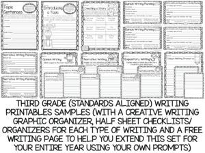 Third Grade Worksheets {100 Standards Aligned Printables} | Made By ...