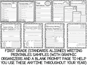 First Grade Worksheets {100 Standards Aligned Printables} - Made By ...