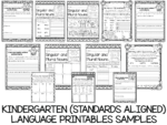 Kindergarten Worksheets {100 Standards Aligned Printables} | Made By ...