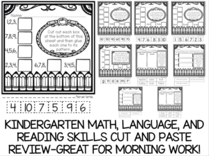 Kindergarten Worksheets {100 Standards Aligned Printables} - Made By ...
