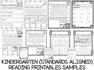 Kindergarten Worksheets {100 Standards Aligned Printables} | Made By ...
