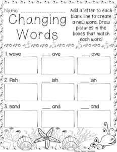 Kindergarten Ocean Themed Worksheets {100 Standards Aligned Printables ...