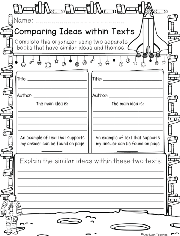 Fifth Grade Space Themed Worksheets {100 Standards Aligned Printables ...
