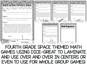 Fourth Grade Space Themed Worksheets {100 Standards Aligned Printables ...