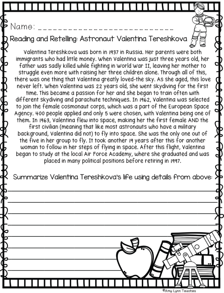 Third Grade Space Themed Worksheets {100 Standards Aligned Printables ...