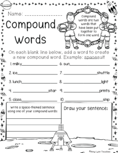 Second Grade Space Themed Worksheets {100 Standards Aligned Printables ...
