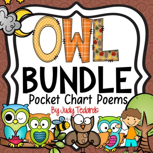 Owl BUNDLE {Pocket Chart Poems and Songs} | Made By Teachers