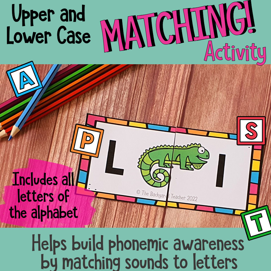 Upper and lower case letter matching activity | Made By Teachers