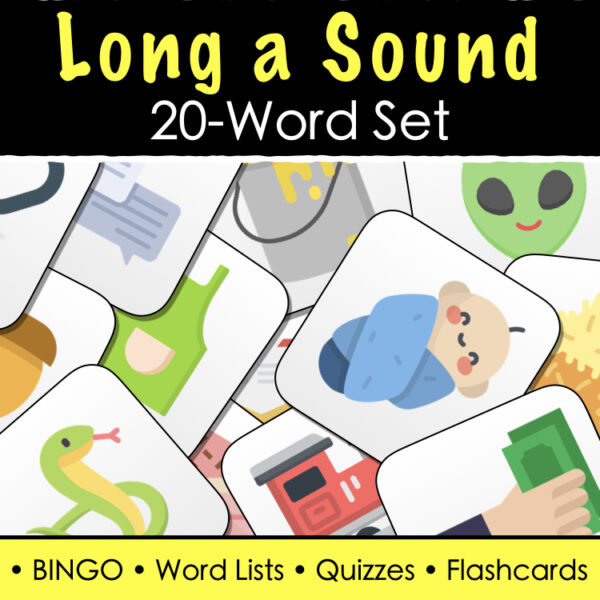 FREE Long a Sound - Word Lists, Tests, BINGO - Print and Digital | 20 ...