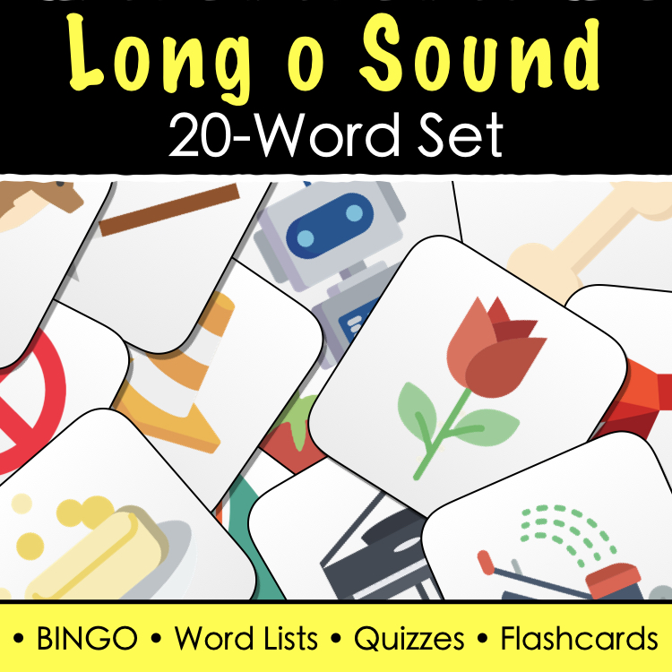 Long o Vowel Sound - Word Lists, Tests, BINGO - Print & Digital | 20 ...