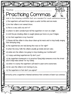 Fifth Grade Superhero Themed Worksheets {100 Standards Aligned ...