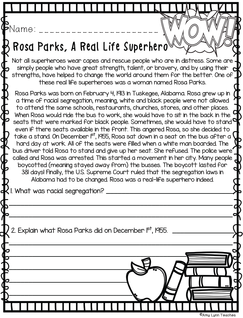 Second Grade Superhero Themed Worksheets {100 Standards Aligned ...