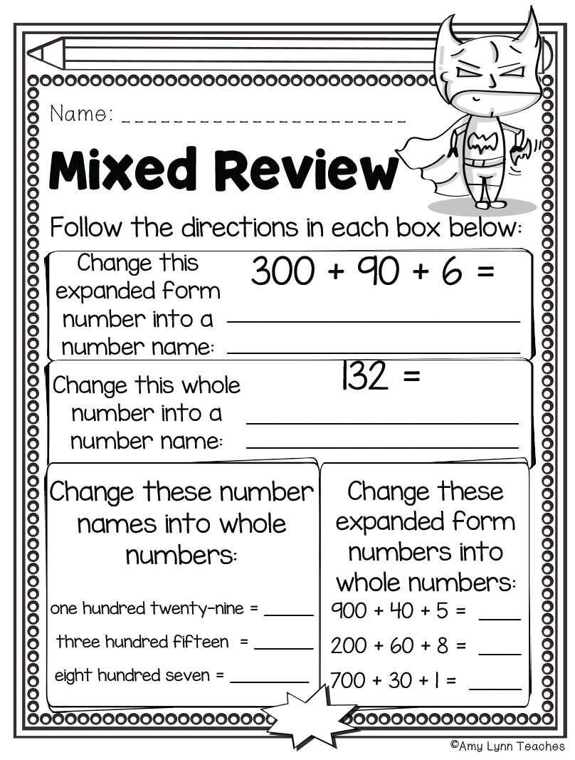 Second Grade Superhero Themed Worksheets {100 Standards Aligned ...