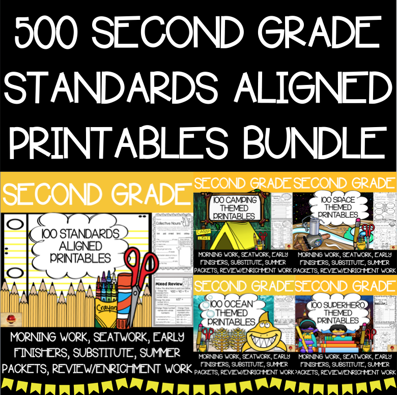 Fifth Grade Camping Themed Worksheets {100 Standards Aligned Printables ...