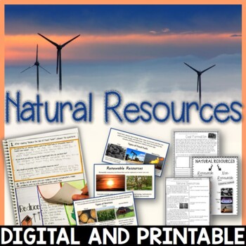 Natural Resources – Renewable and Nonrenewable Resources - Distance ...