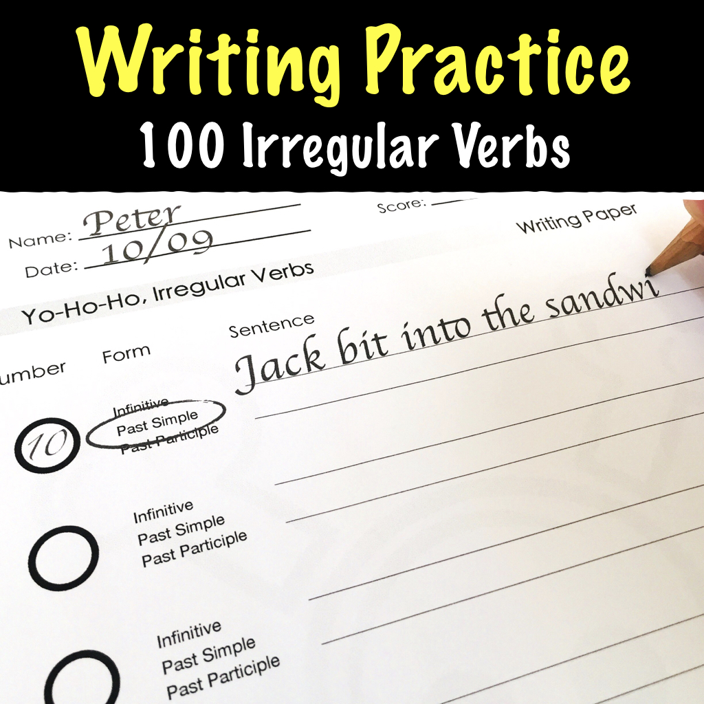 Yo-Ho-Ho Irregular Verbs - A Board Game to Practice 100 Irregular Verbs ...