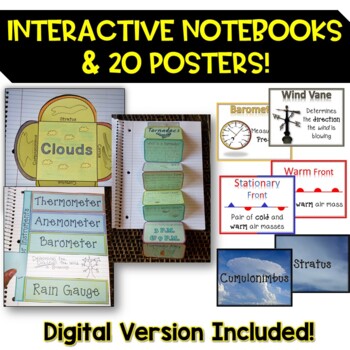 Weather & Climate BUNDLE: Instruments, Types of Storms, Clouds, Fronts ...