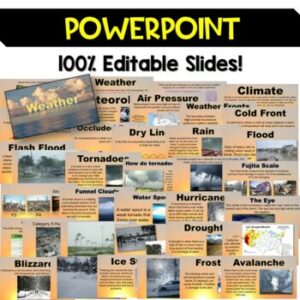 Weather & Climate BUNDLE: Instruments, Types of Storms, Clouds, Fronts ...
