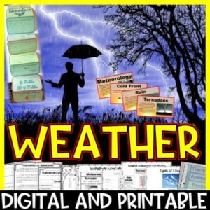 Weather & Climate BUNDLE: Instruments, Types of Storms, Clouds, Fronts ...