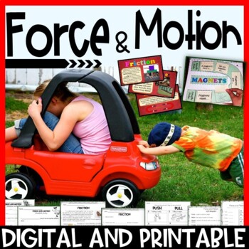 Force and Motion Pack - Magnetism, Friction, Gravity, Mass, Distance ...