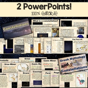 Constellations Complete Unit Pack- Printables, Interactive notebooks ...